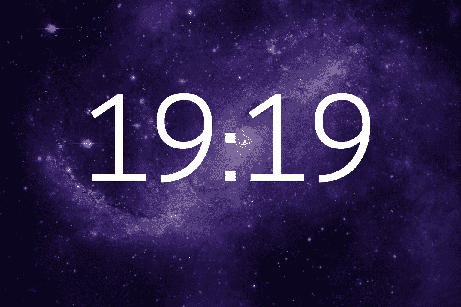 19:19: conheça a feliz mensagem por trás dessa hora igual!